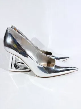 Gianni Bini | Shoes | Nwot Gianni Bini Pamalaa Silver Mirror Wedge With ...